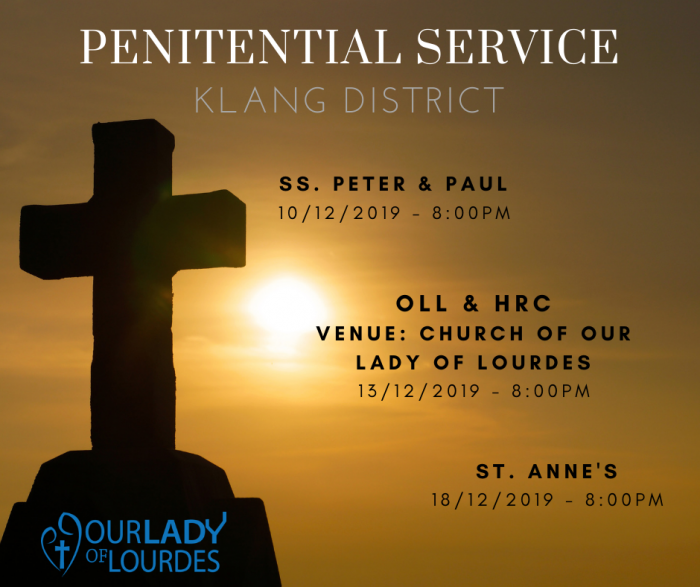 Our Lady of Lourdes Church, Klang | Advent 2019 Penitential Service